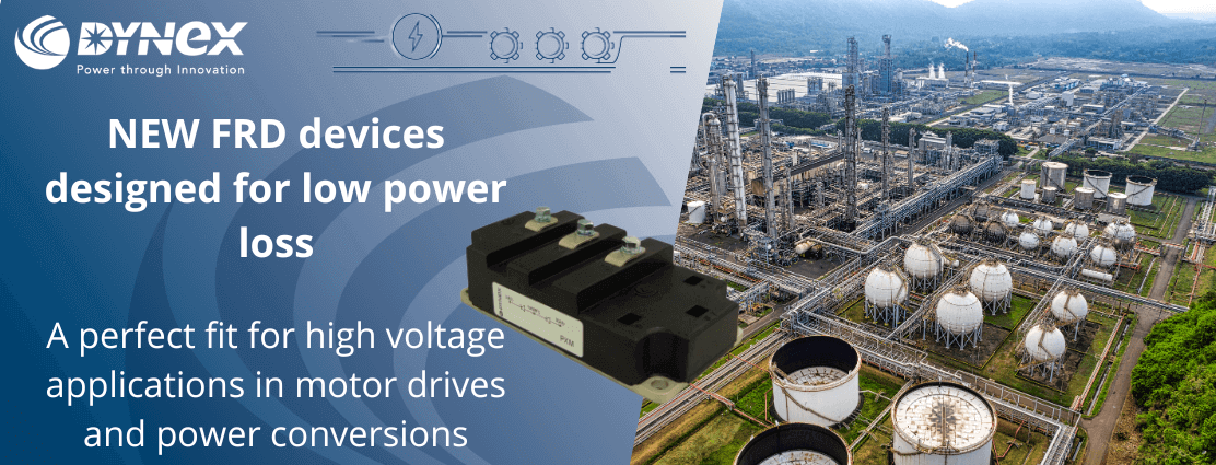 New to Dynex Fast Recovery Diode 1800V range of devices