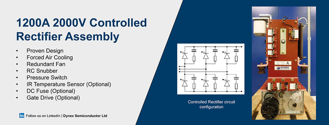 Controlled Rectifier Power Assembly | Modular 6BC Controlled Rectifier
